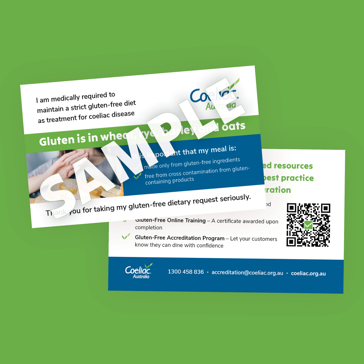 Catering Gluten Free Cards – Coeliac Australia